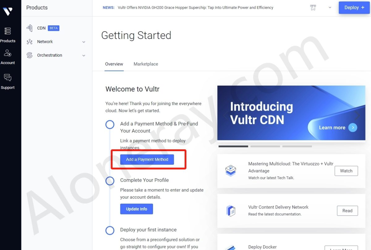 【科学上网】【梯子】【简单稳定】购买Vultr的VPS和搭建SS+v2ray-plugin+BBR的教程 - Aloneray